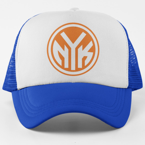 Accessories | New York Knicks Nyk Subway Token Foam Trucker Mesh ...